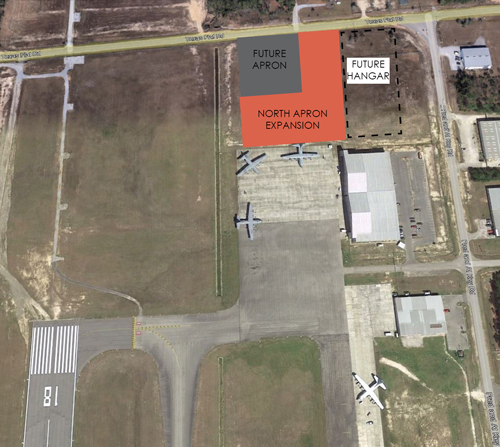 Stennis apron expansion 22 - Mississippi Airports Association